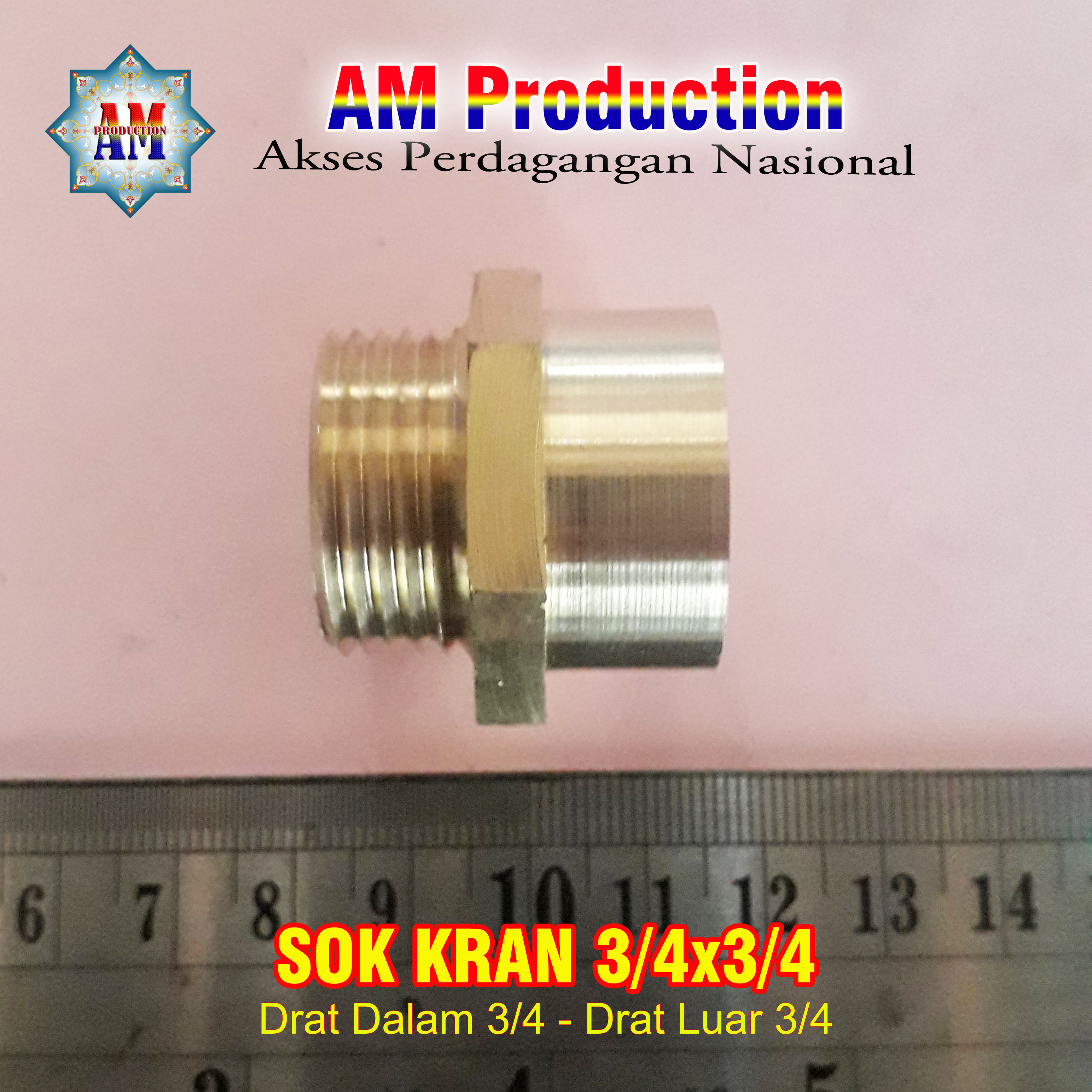 Sok Kran 3/4x3/4, Shock Kran 3/2x3/4, Drat Dalam 3/4, Drat Luar 3/4 ...