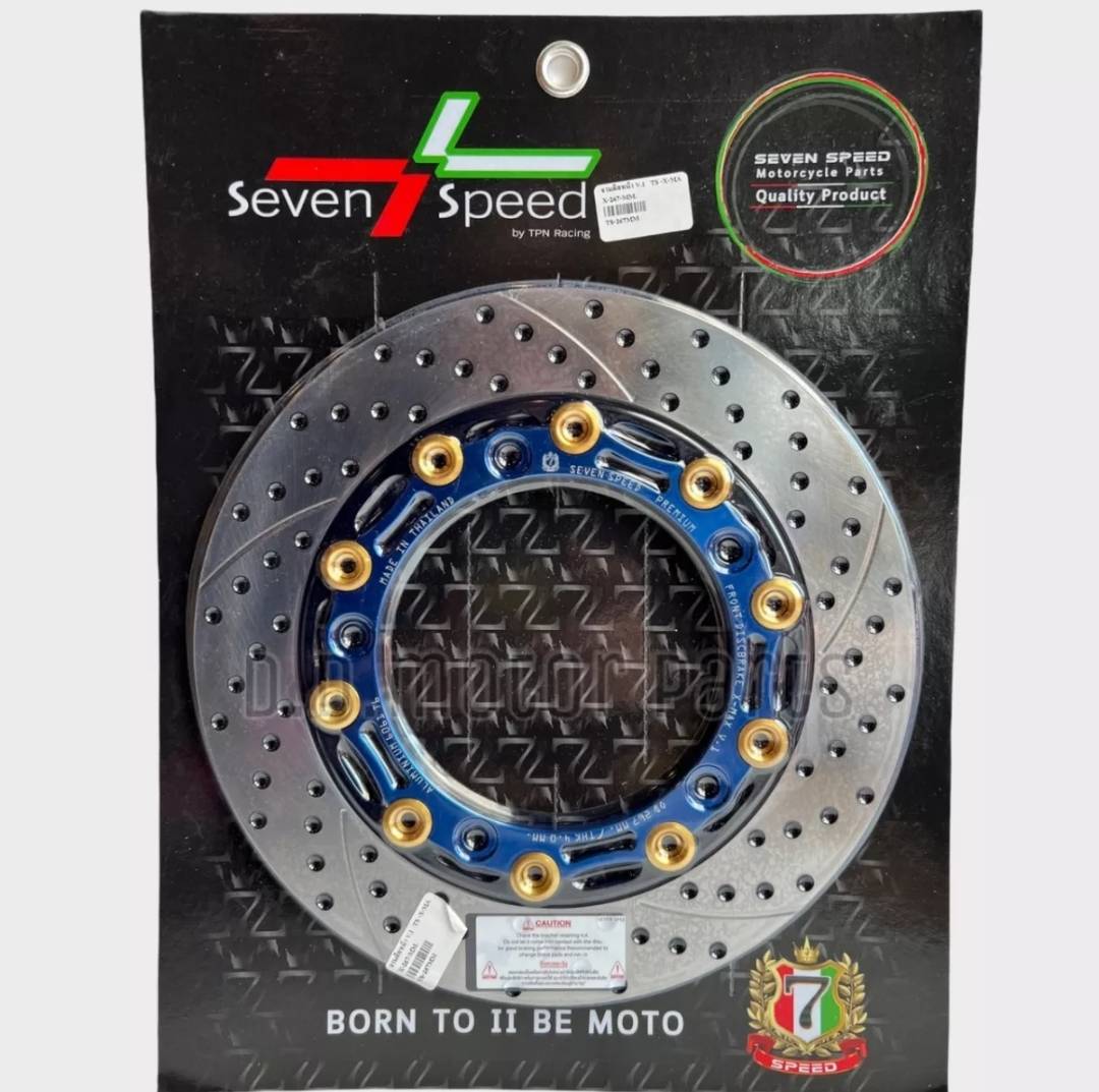 จานดิสก์เบรกหน้า X-MAX ขนาดเท่าจานเดิม 267 มิล. งาน CNC อย่างดี Seven Speed - Devil Motor Speed ...