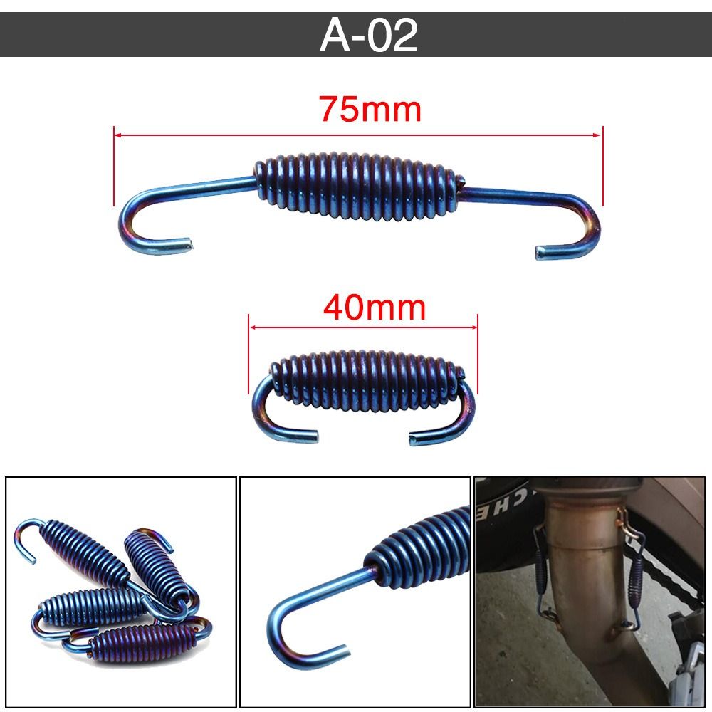 Stainless Steel Exhaust Springs Titanium Silencers Double Hooks ...