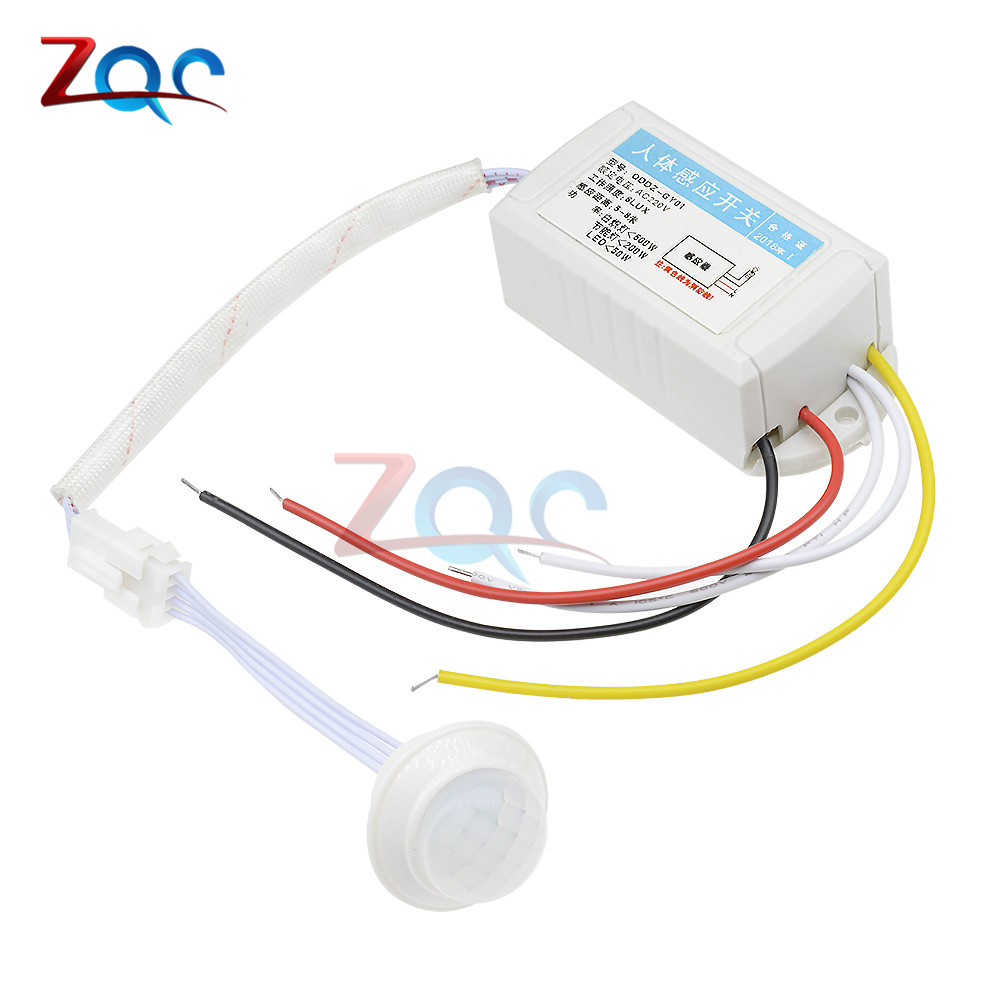 【TrendGlobe】AC 220V Human Motion Body Infrared IR Sensor Automatic ...