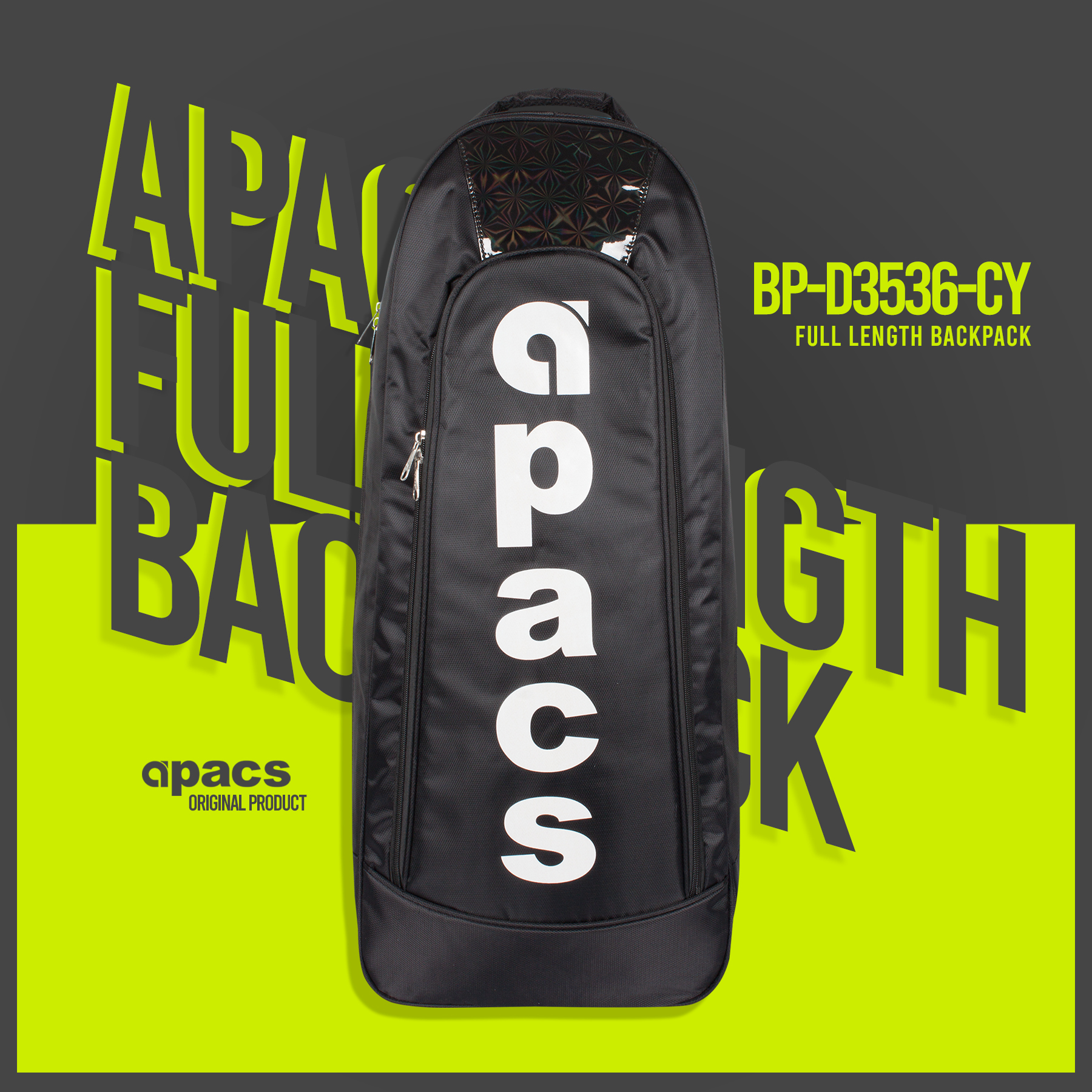APACS RACKET FULL LENGTH BACKPACK D3536-CY | Lazada