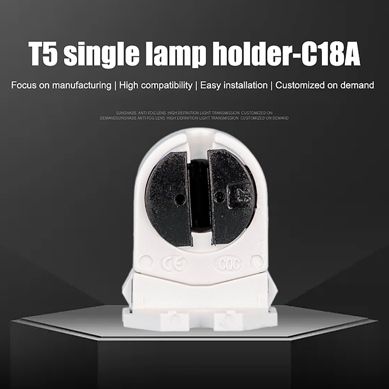 1PC LED Fluorescent Light Tube Accessories T5 Fluorescent Light Holder ...