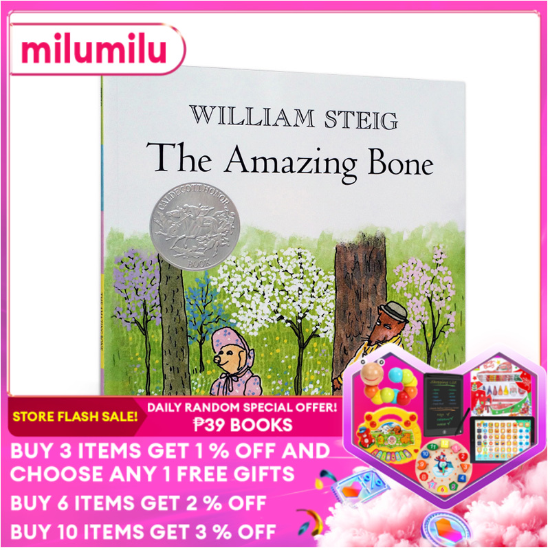 milu Caldecott Medal Picture Book The Amazing Bone William Steig ...