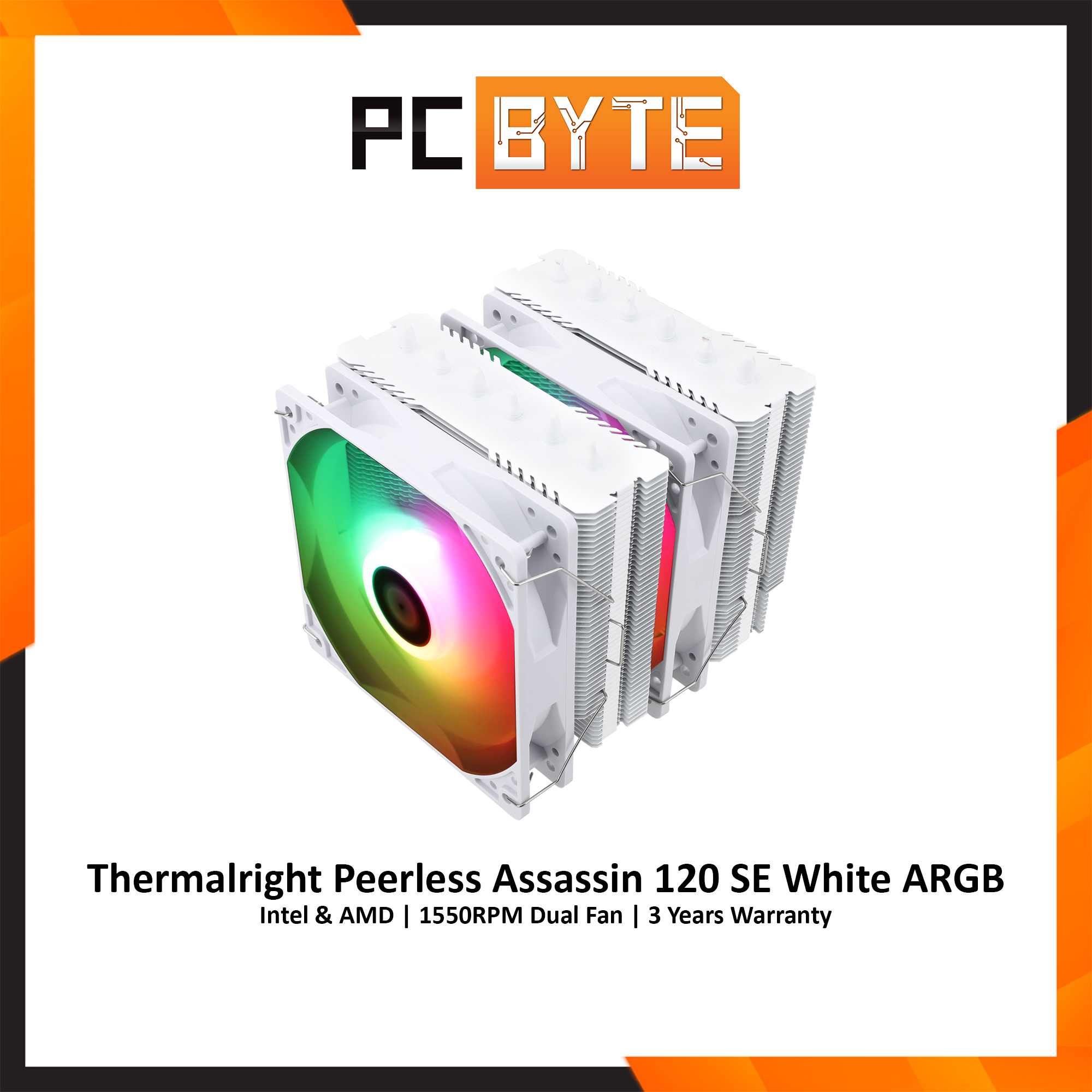Thermalright Peerless Assassin 120 SE White ARGB - CPU Air Cooler ...
