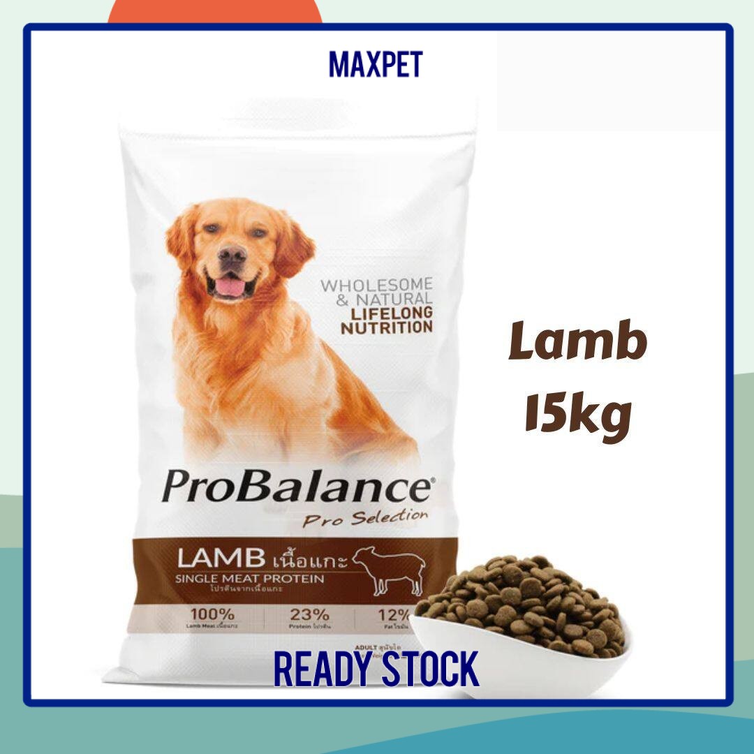 [MaxPet] ProBalance 15kg Dog Kibbles Dry Food Pet Puppy Makanan Anjing ...