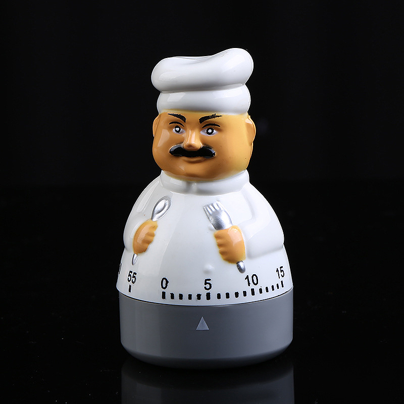 Multifunctional Practical Kitchen Timer Alarm Clock Cartoon Chef Design ...