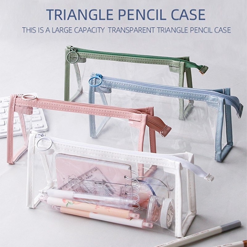 PVC Transparent Pencil Case Waterproof Pencil Bags for Students ...