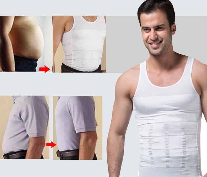 Slim N Lift SLIMMING sbs Shirt Vest Body Shaper for Men WHITE Colour ...