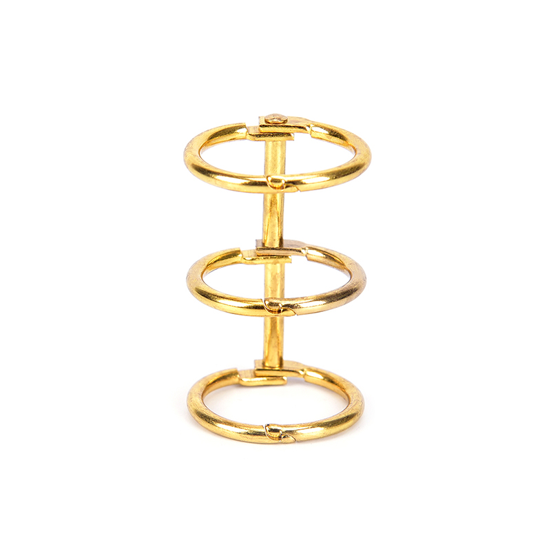 [Mimar] DIY Metal Clip 3 Holes Ring For Notebook Loose Leaf Diary Photo ...