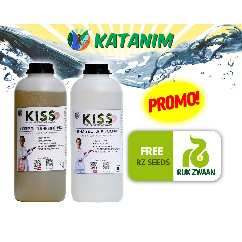 Popular KISS 1L Nutrient Solution for Hydroponics (Lettuce, Leafy and ...