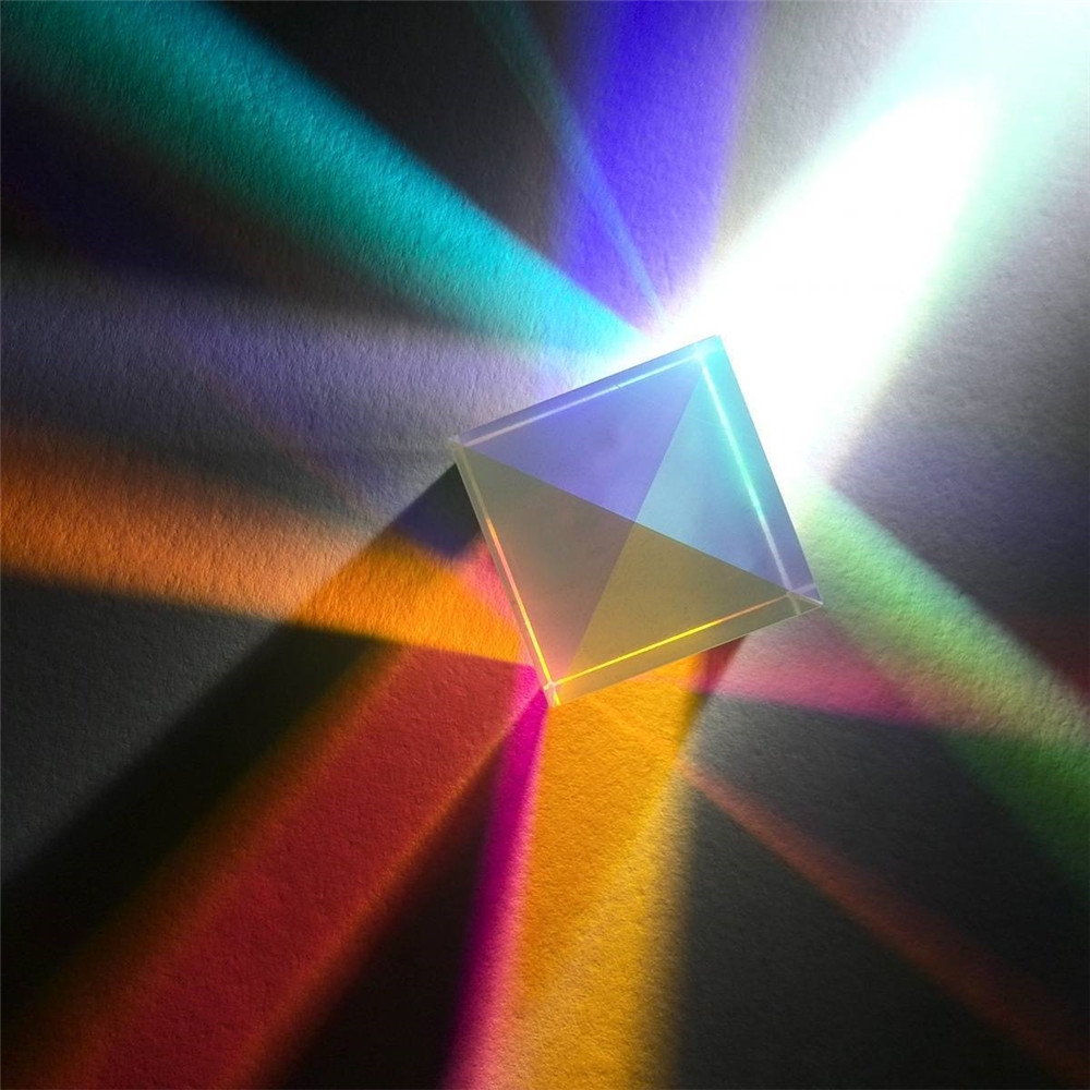 【EleganceEssence】Optical Square Prism 5mm Cubic Science Cube Optical ...