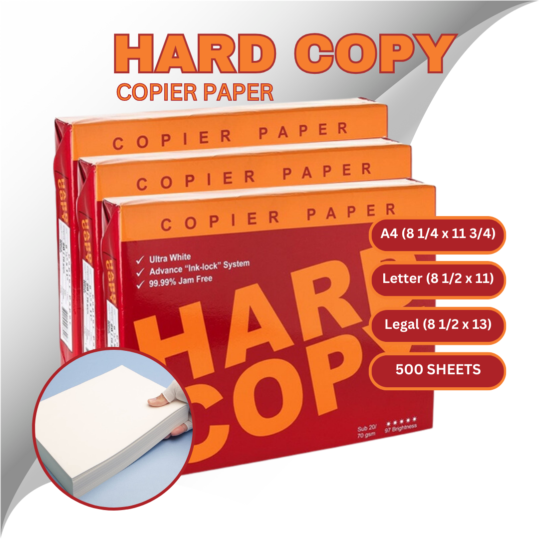 GBC Hard Copy Bond Paper/ Copy Paper / 70gsm / Short / A4 / Long ...