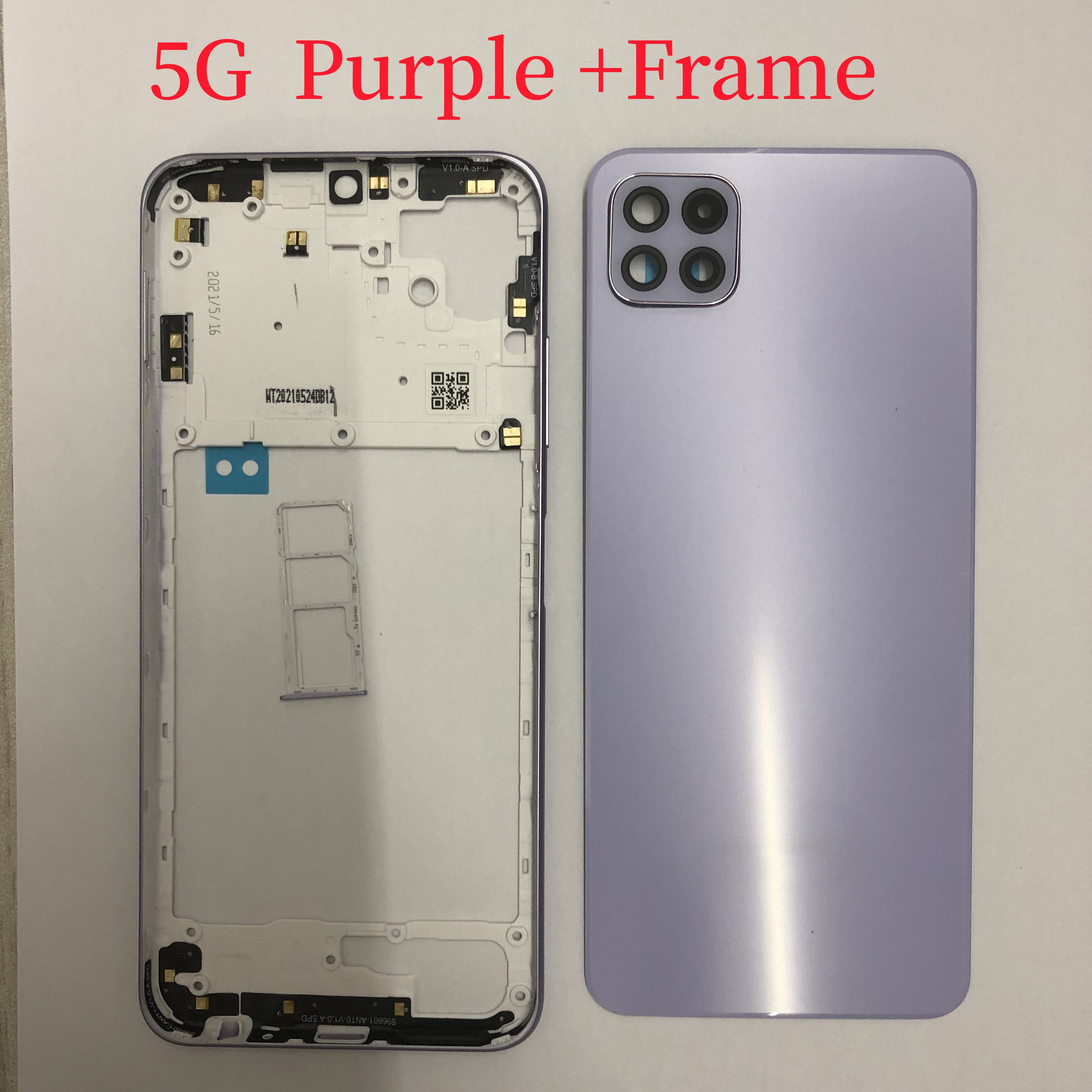 For Samsung Galaxy A22 4G 5G Battery Cover Door Rear Housing ...