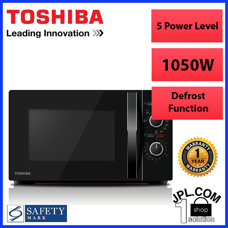 Toshiba 20L Solo Microwave Oven + Grill MWP-MG20P(BK) | Lazada Singapore