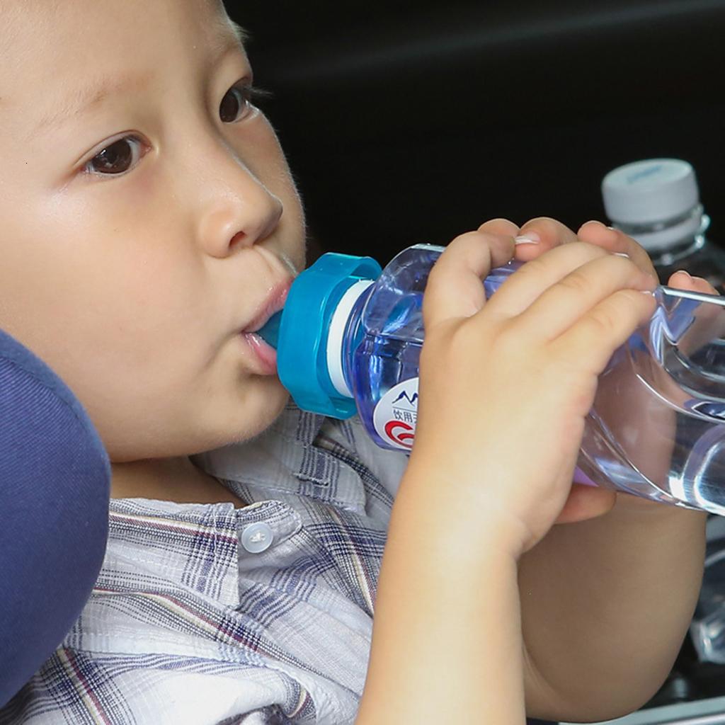 Outdoor Portable Children Learning Drinking Bottle Adapter with Lid ...