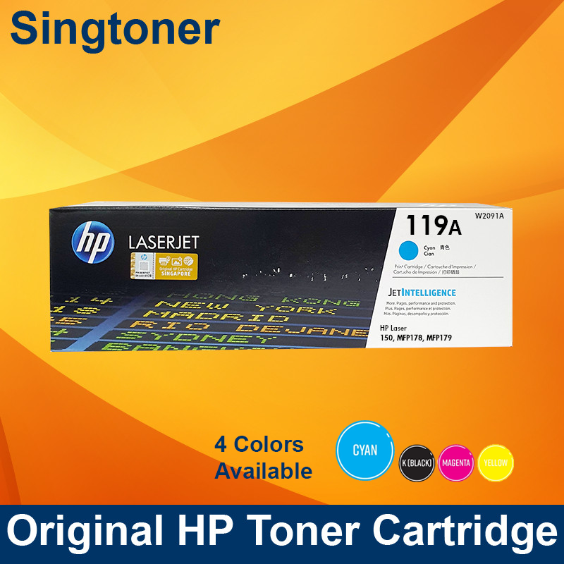 [Original] HP 119A Cyan Toner Cartridge for 150a 150nw MFP178nw ...