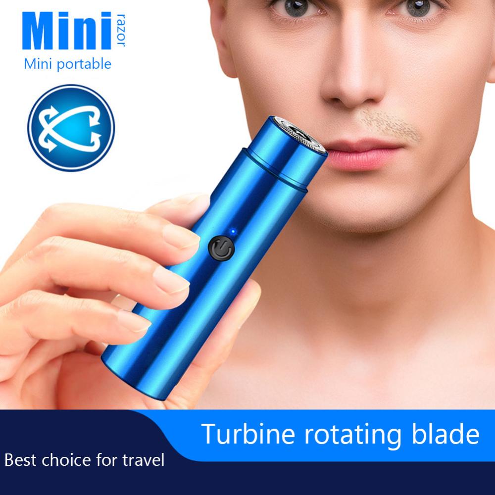 Mini Electric Beard Shaver Rechargeable Portable Beard Shaving Machine ...