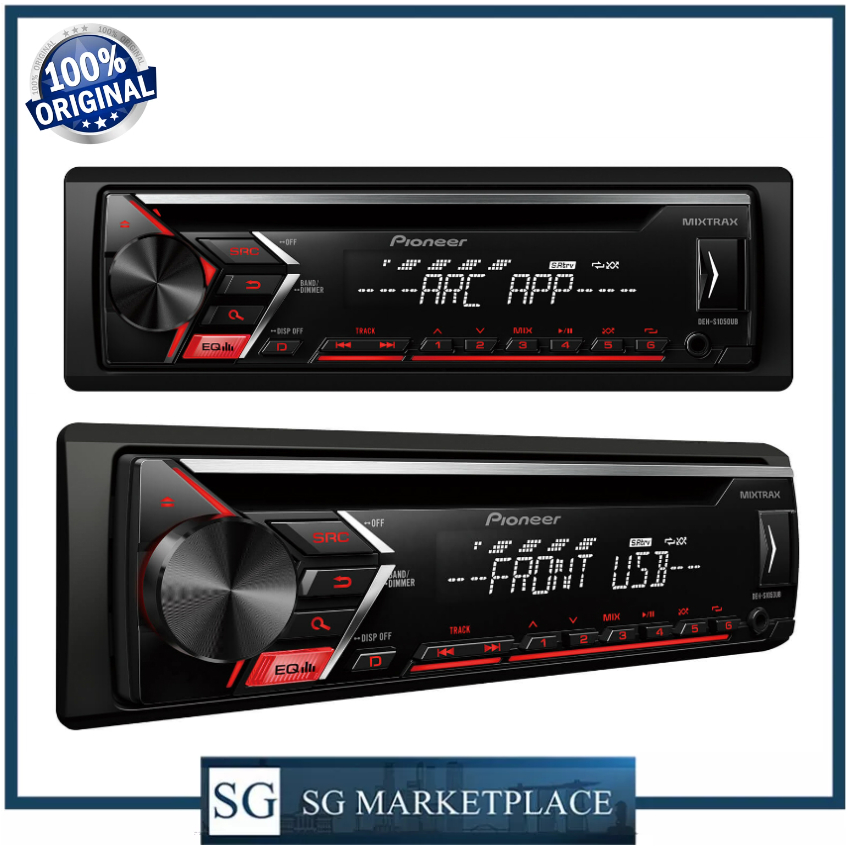 Pioneer DEH-S1050UB Car Stereo. With CD, MP3, USB, FM Radio and AUX In ...