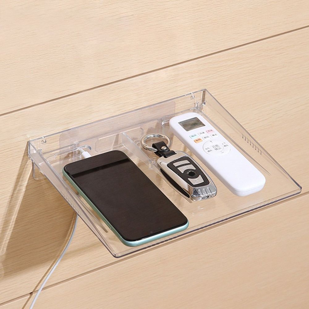 BUSH 2pcs Punch Free Storage Shelf Space-saving Wall Mounted Camera ...