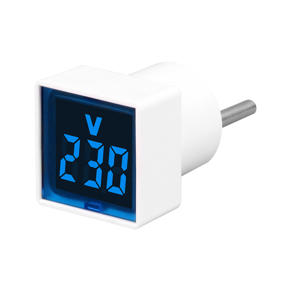 Ac 220v/230v Square Led Digital Voltmeter Multimeter Red Green Blue ...