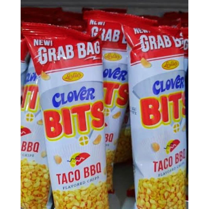 3 Pieces | Clover Bits Grab Bag 25g Taco Barbecue Pinoy Chichirya 90s ...