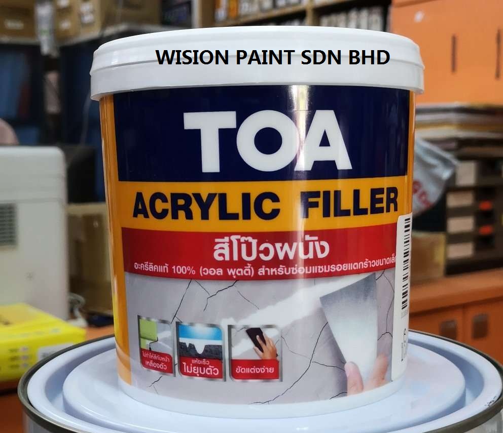 TOA PAINT ACRYLIC FILLER INTERIOR AND EXTERIOR WALL FILLER ( 1KG ) QUALITY | Lazada
