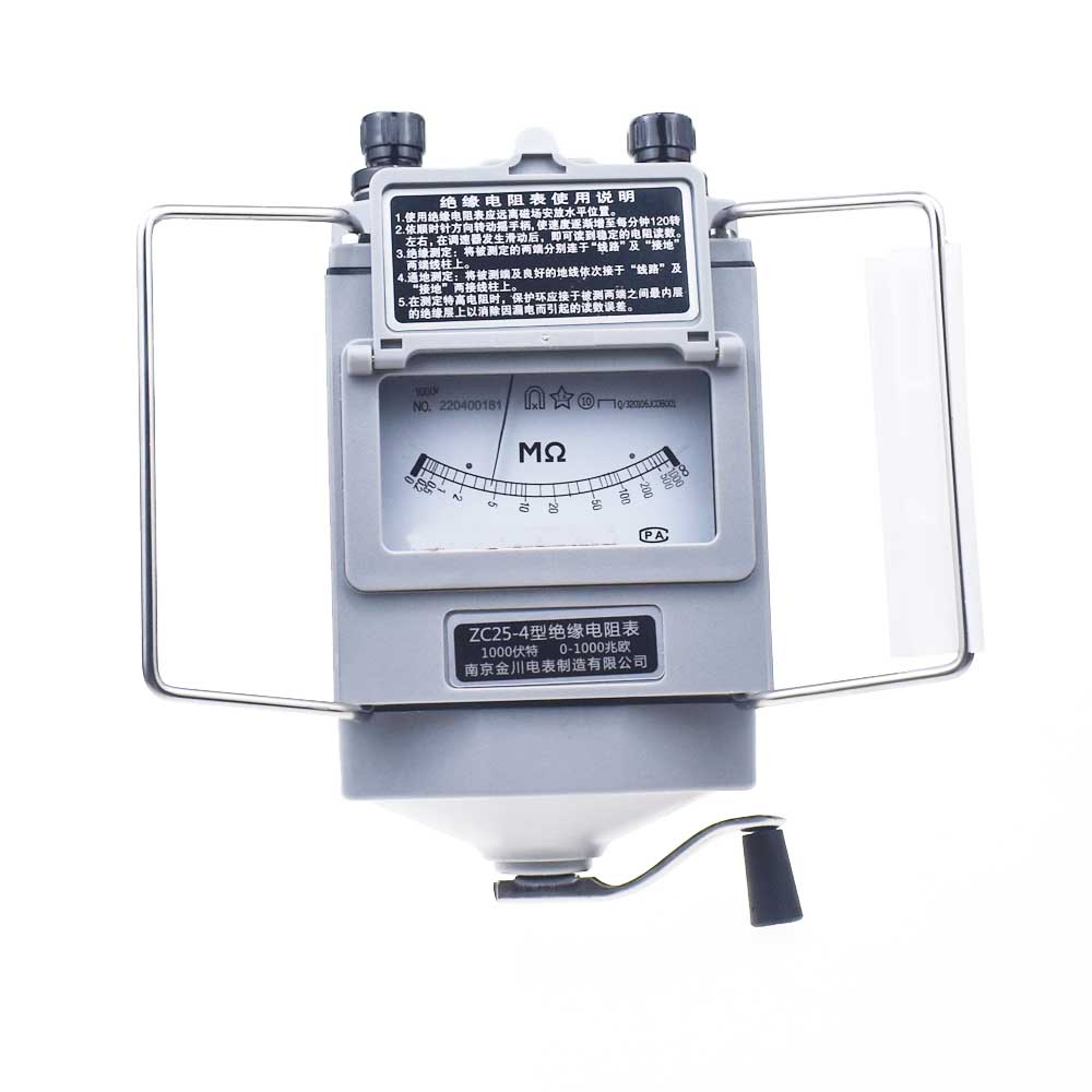 0-1000M Ohm Insulation Megohm Tester Resistance Meter Megger ...