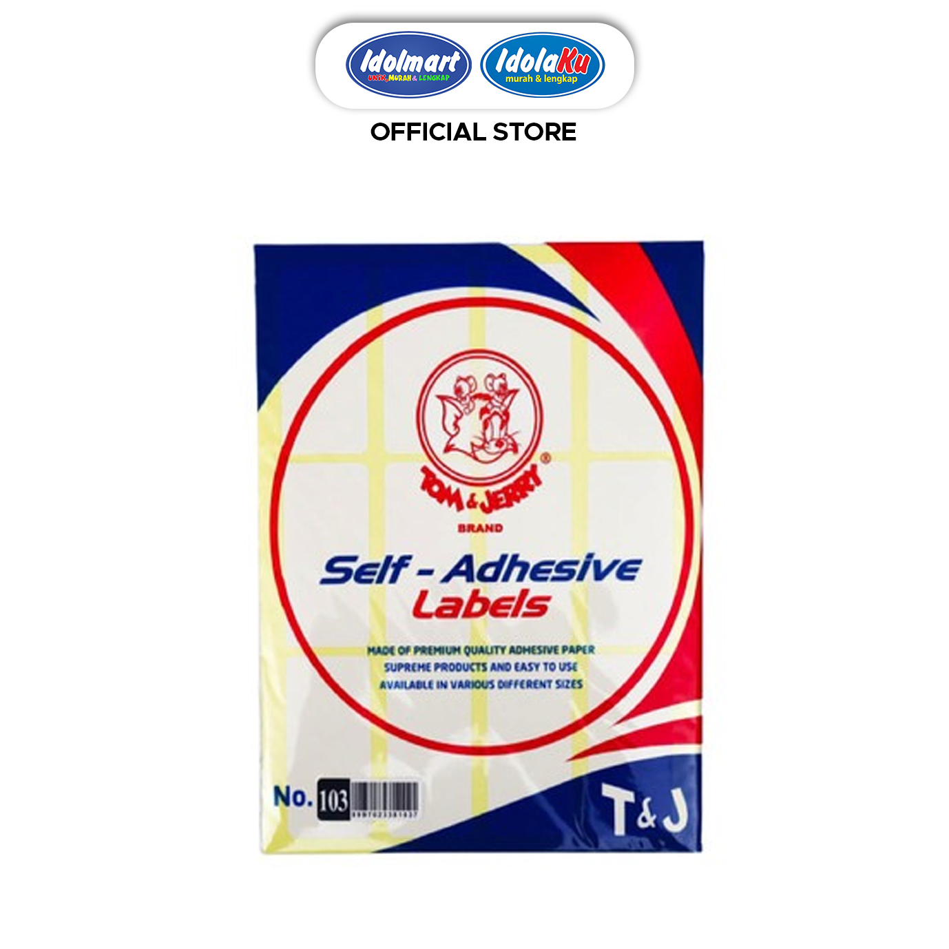 IDOLMART Label Sticker Tom & Jerry (T&J) No. 103 | Lazada Indonesia