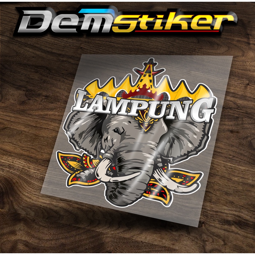 Stiker gajah lampung | stiker gajah lampung printing | stiker gajah ...