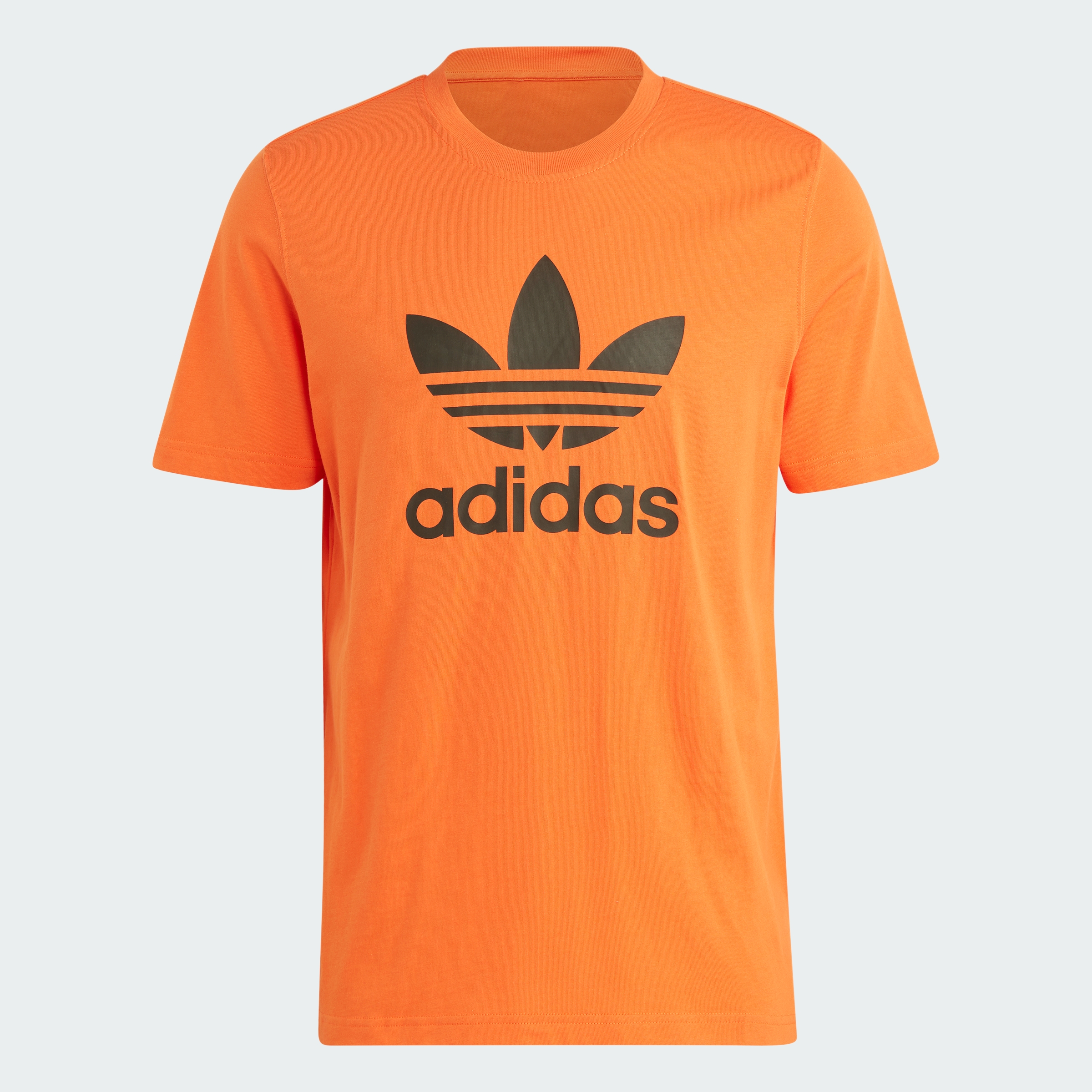 adidas ไลฟ์สไตล์ เสื้อยืด Adicolor Classics Trefoil ผู้ชาย สีส้ม II5758 ...