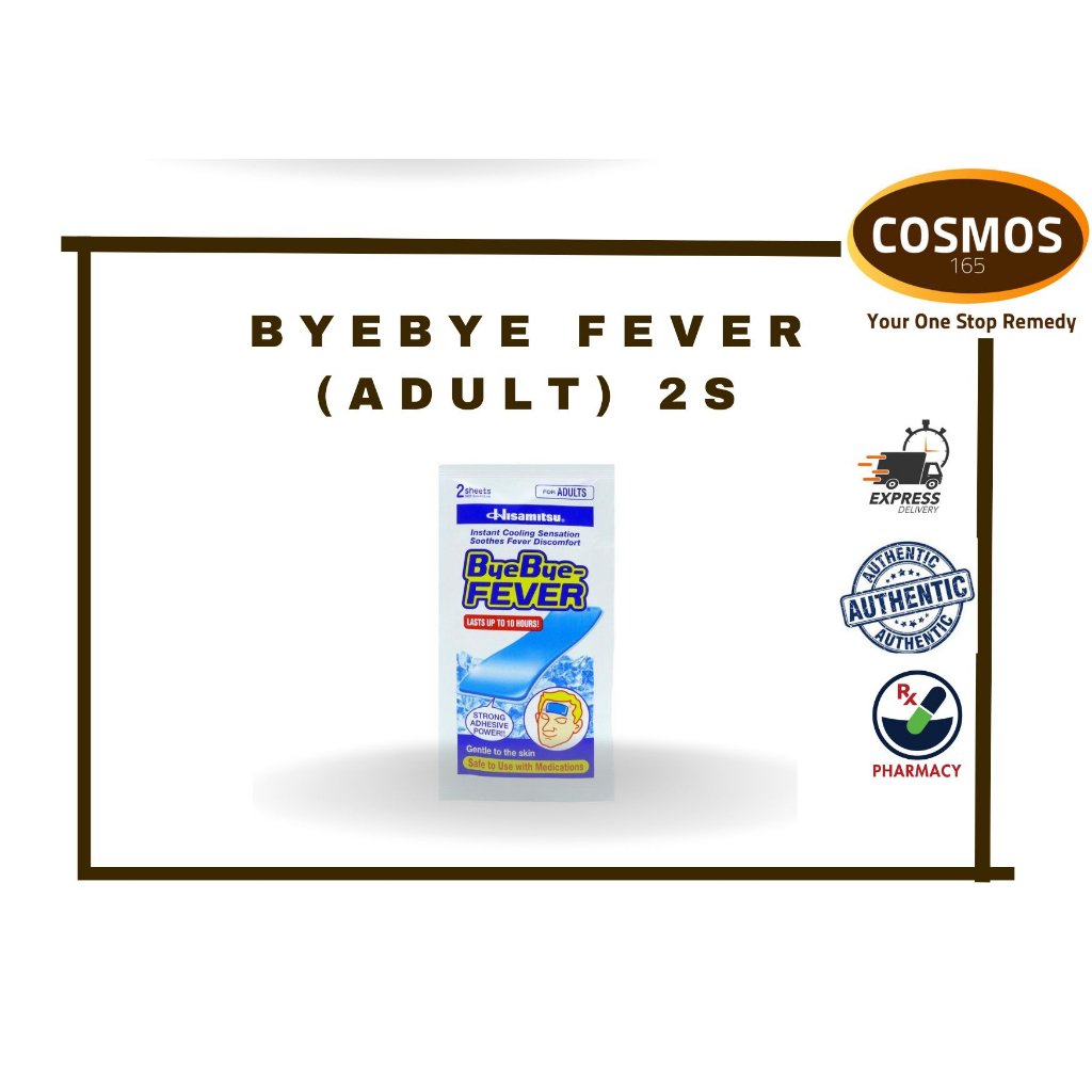 BYEBYE FEVER PATCH (ADULT) PACK OF 2S | Lazada