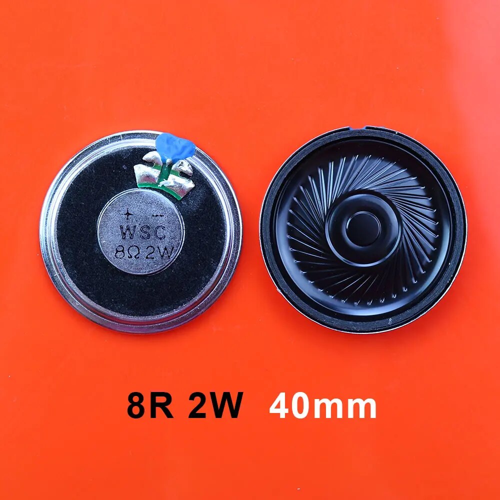 JCD 2pieces 8 ohm 8R 2W Ultra-thin Speaker Horn Diameter 20 23 28 30 36 ...