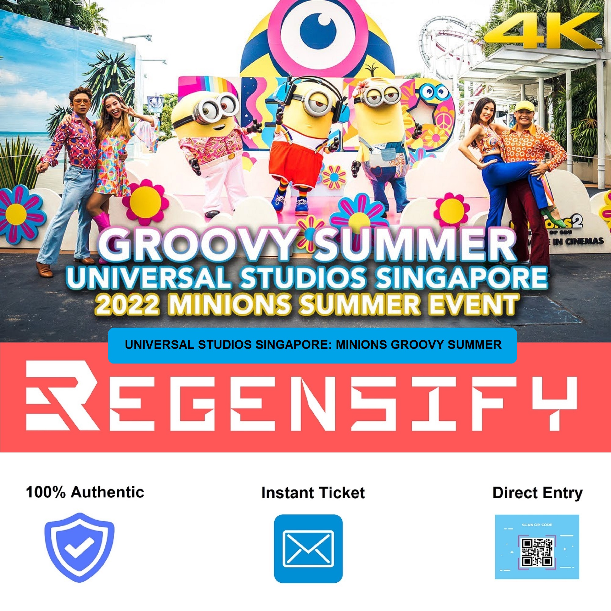 Universal Studios Singapore USS Minions Groovy Summer (School Holidays ...