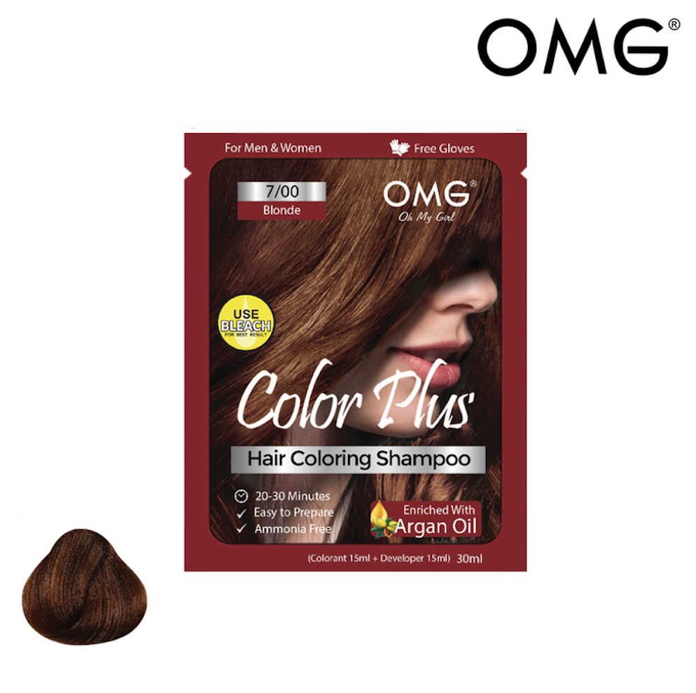 OMG Hair Color Plus Coloring Shampoo with Argan Oil 30mL | Lazada PH