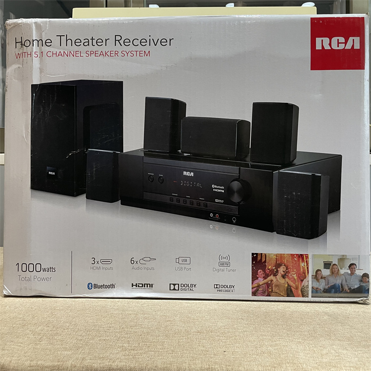 RCA USA imported home theater 5.1 speaker set with fever HIFI computer ...