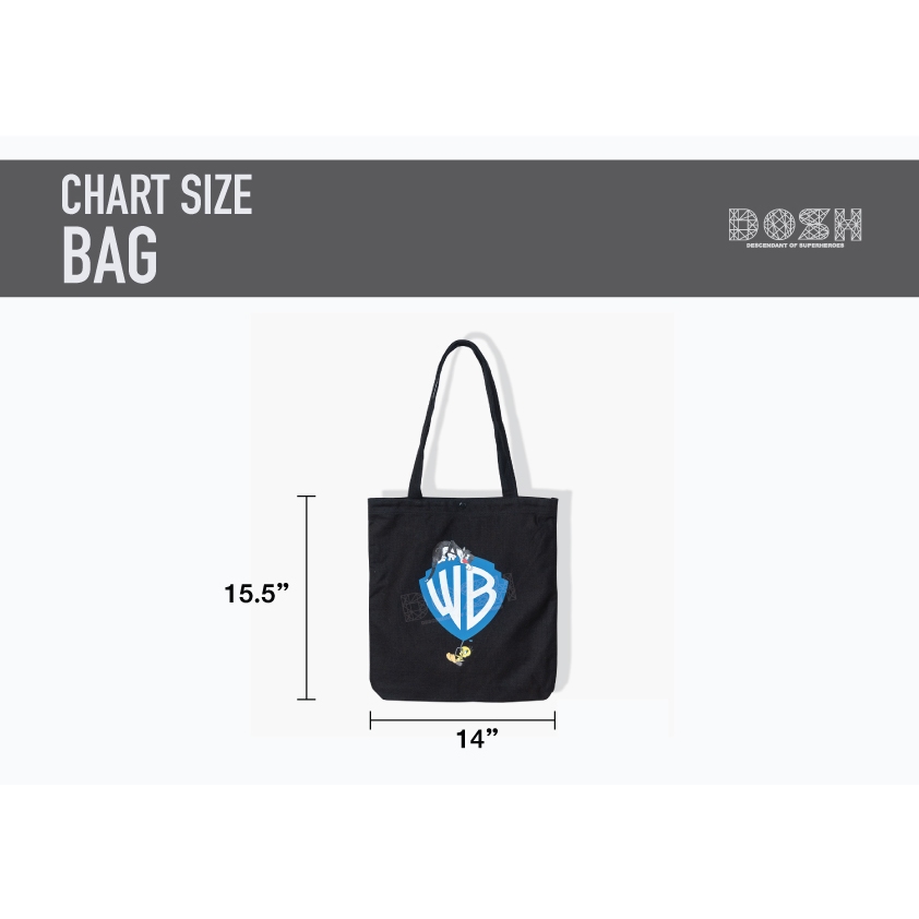 DOSH SHOPPING BAG SUPERMAN กระเป๋าผ้าESMAB5003-BL - DOSH Thailand ...