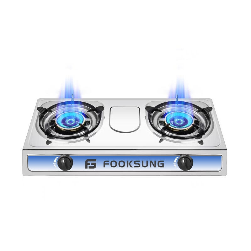 Fooksung Double Burner Gas Stove with Regulator double stove desktop ...