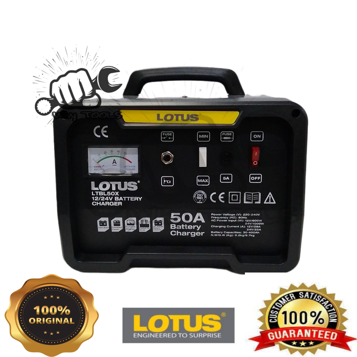 Lotus Battery Charger 12V/24V 50 | Lazada PH