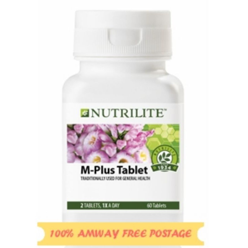 READY STOCK100% AMWAY NUTRILITE M-Plus Tablet (60 tab) Label Torn | Lazada