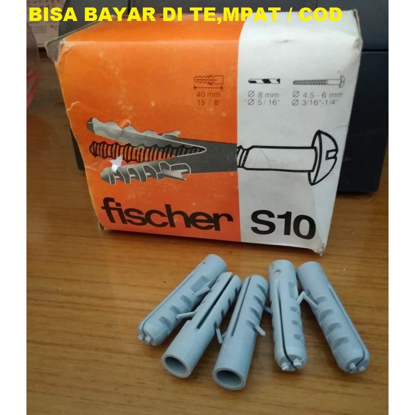 FISHER S10 Viser PENGENCANG SEKRUP S10 FISHER - Baut Sekrup Tapping Screw S 10 - PENJEPIT BAUD ...