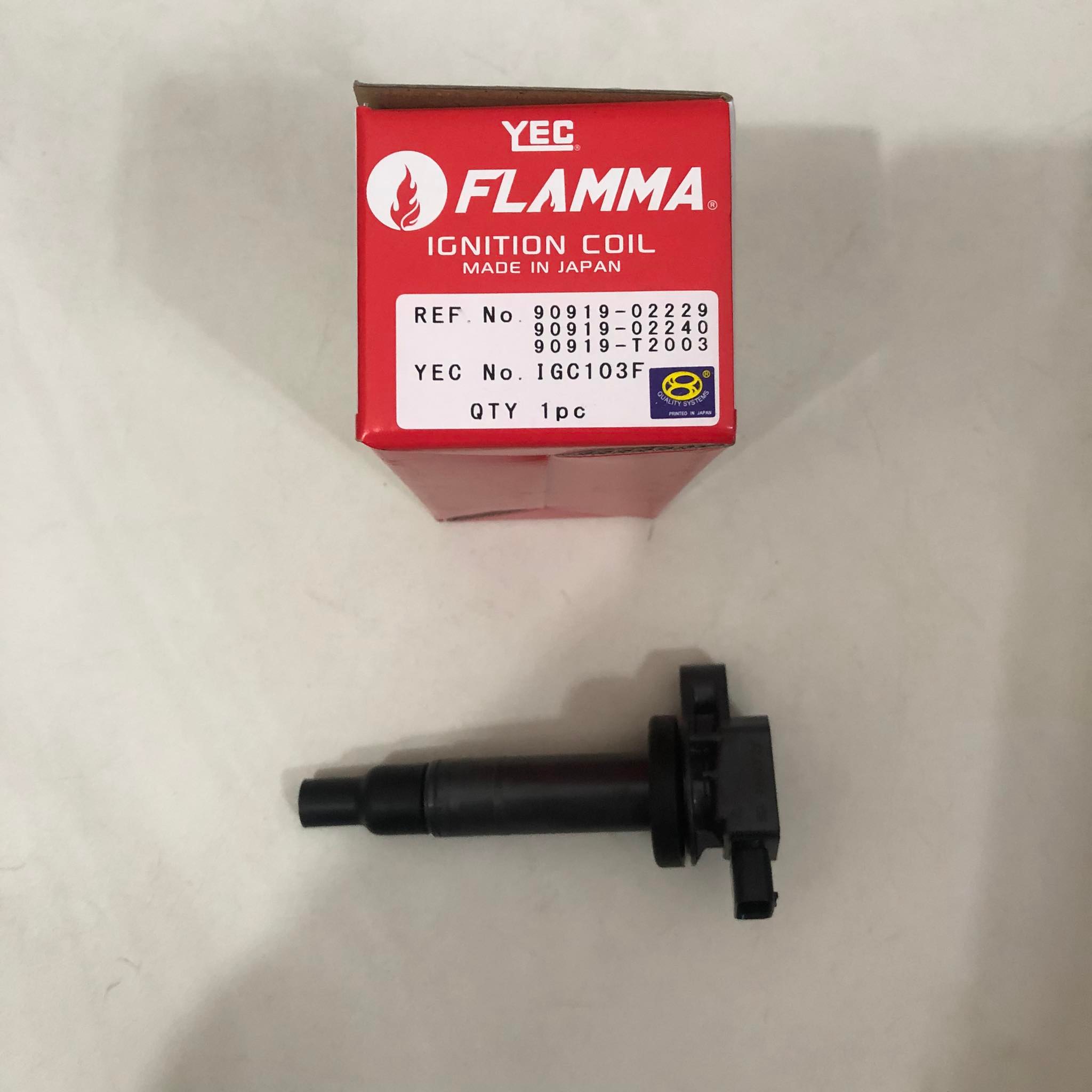 ORIGINAL/GENUINE FLAMA IGNITION COIL FOR TOYOTA 1NZ/2NZ ENGINES ...