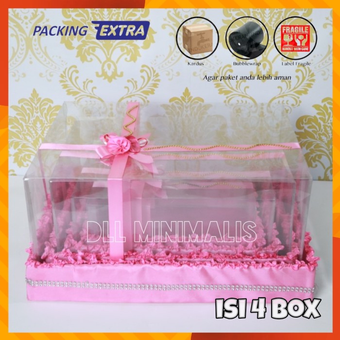 SOUVENIR KOTAK HANTARAN PERNIKAHAN/BOX SESERAHAN/BOX HANTARAN 1 SET ISI ...