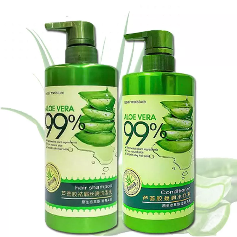 Original 99% Aloe Vera Shampoo and Conditioner set of 2 | Lazada PH