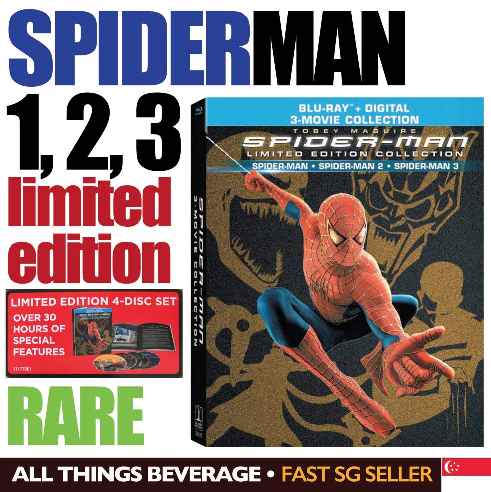 Spider-Man Trilogy Collection Blu-Ray Limied Edition Spider-man Spider ...