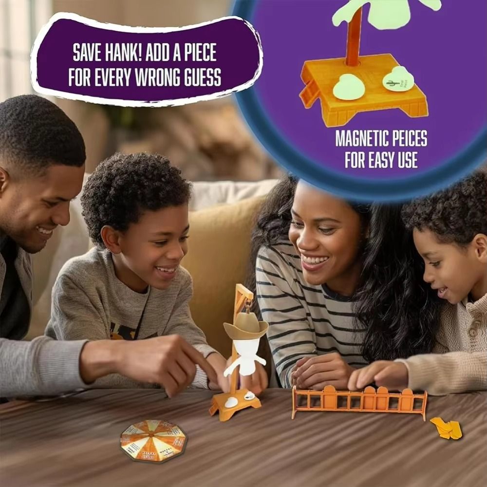 Educational Toy Multiplayer Magnetic Hangman Board Games Develop ...
