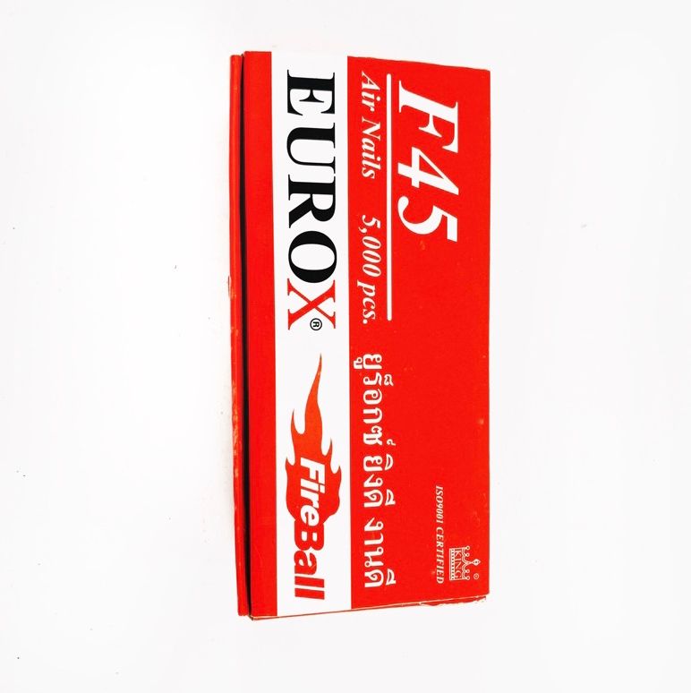 EUROX F45 ลูกแม็ก ยิงไม้ ขาเดี่ยว ตะปูยิงไม้ ตะปูลม กล่องละ 5000 นัด - spsc077 - ThaiPick