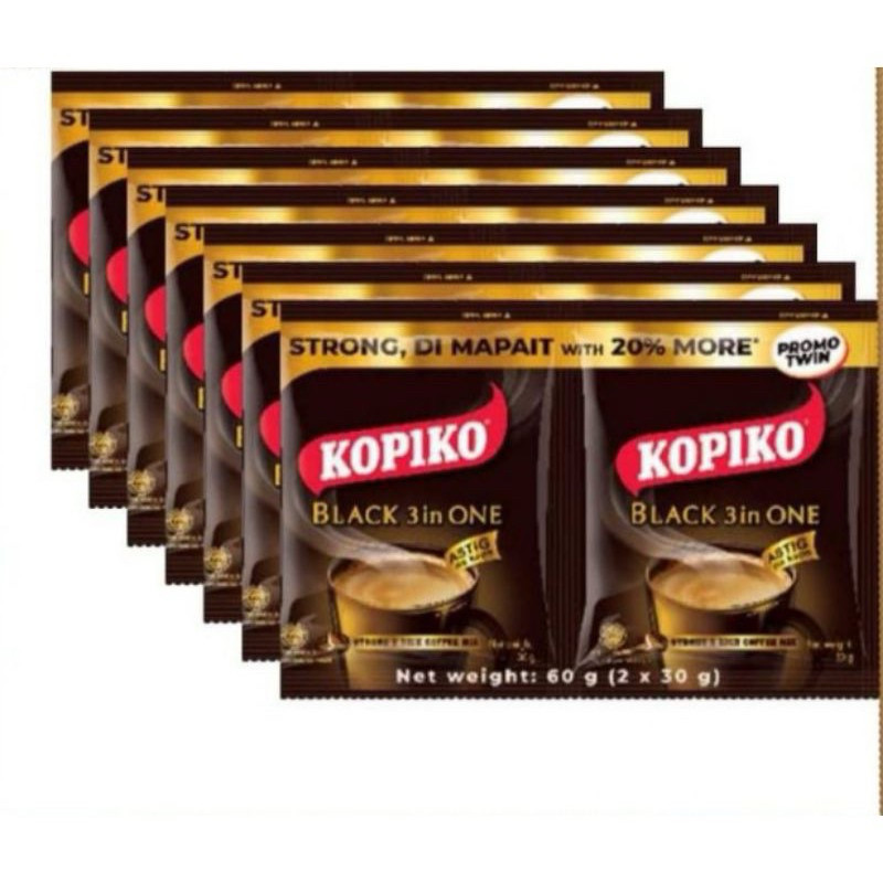 KOPIKO BLACK Brown Blanca 3in1 twin pack 56gx10 sachet | Lazada PH