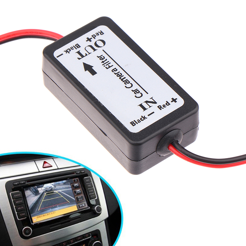 Rectifier DC 12V Power Car Rear View Camera Power Relay Capacitor Auto ...