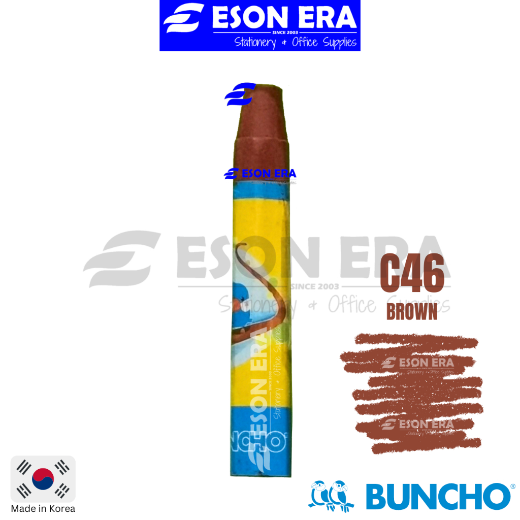 (Part 2/2) Buncho Oil Pastel Gabang (1pc) Loose Crayon Besar Sebatang ...
