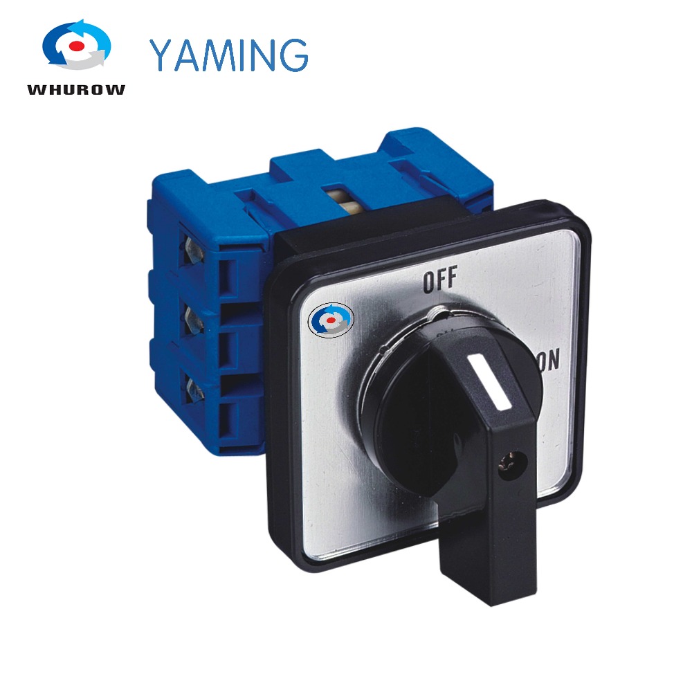 【TopazTrove】Isolating switch on off 40A 3 phase rotary changeover cam ...